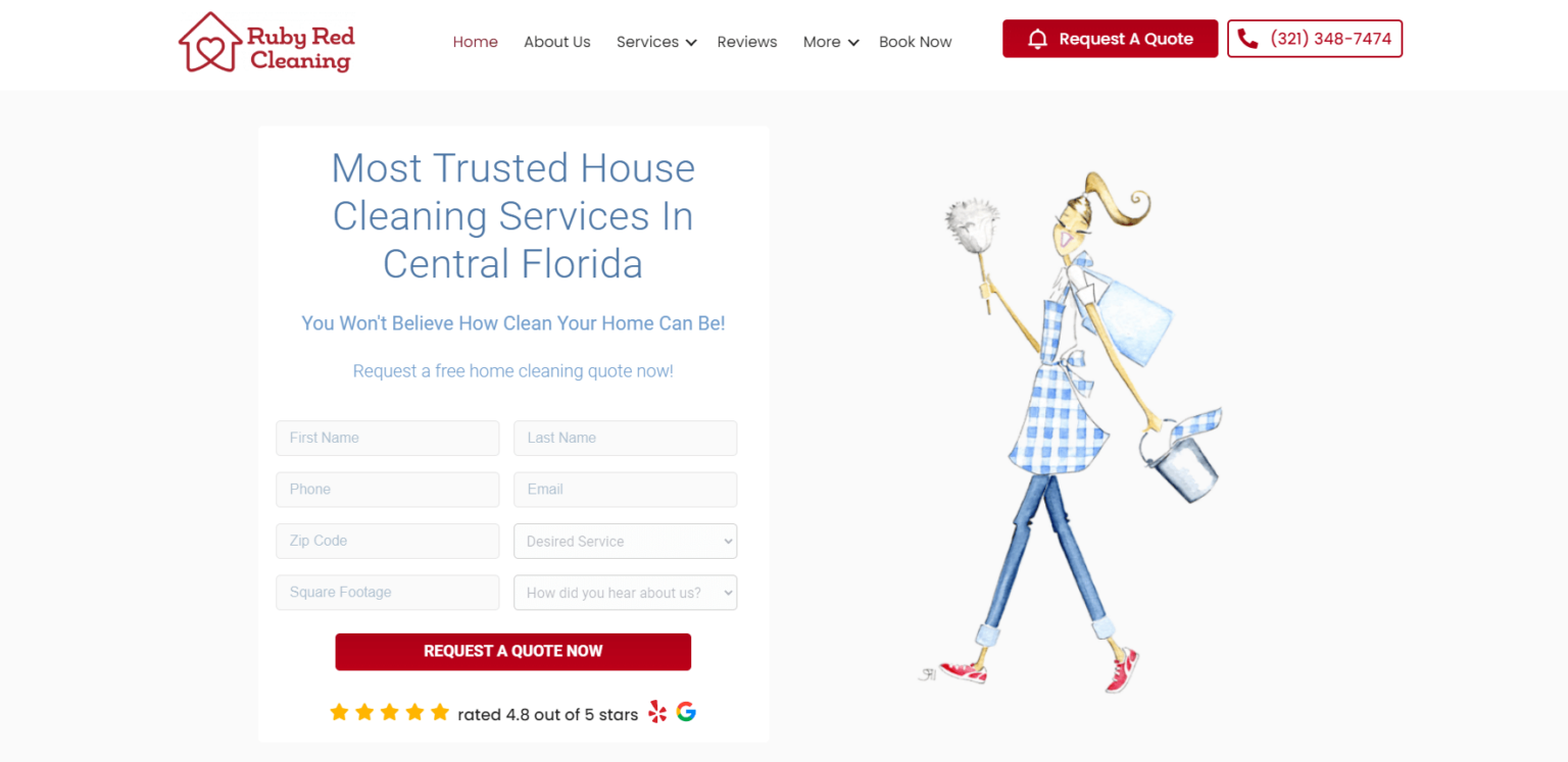 25 Cleaning Service Website Examples and How To Create One