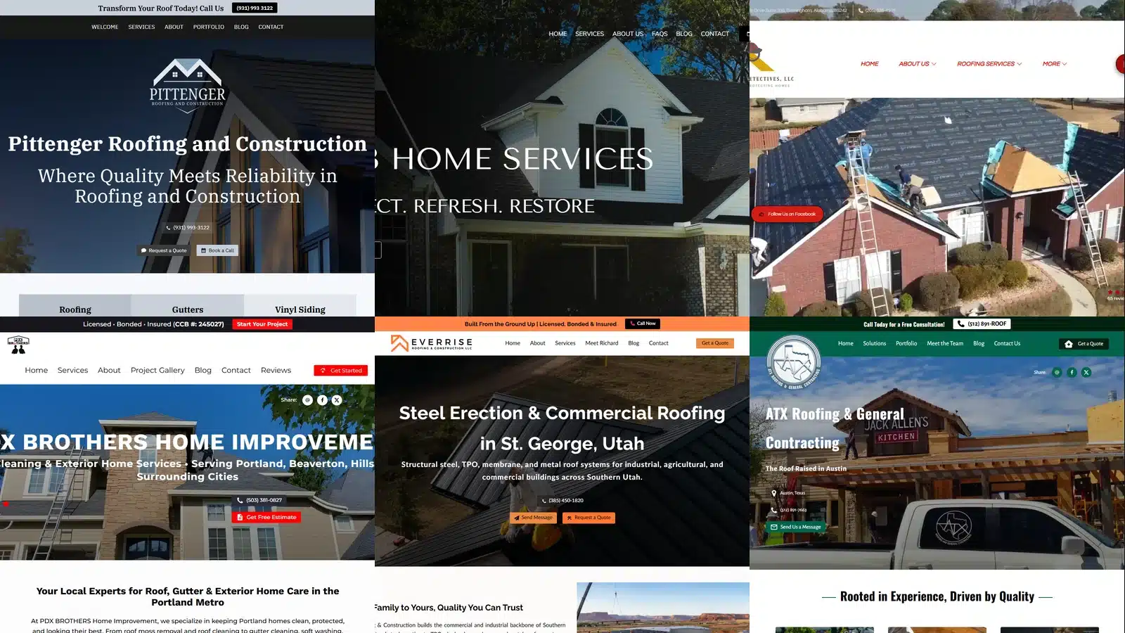 Roofing Website Design: 30 Best Roofing Websites